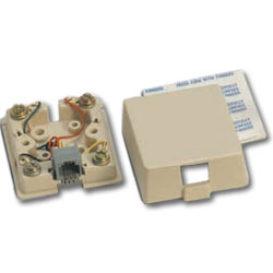 Suttle 625A28K-2-50 RJ48X Surface Mount Jack - 8P8C with Screw Termina ...